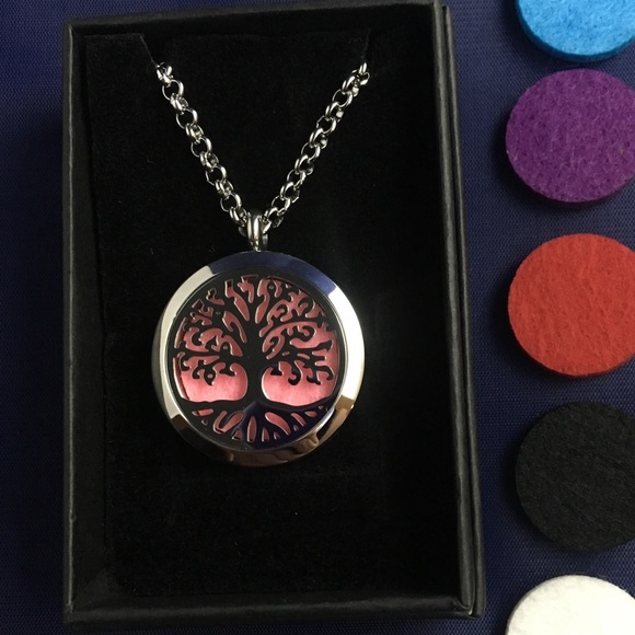Sea | Jewelry | Tree Of Life Aromatherapy Diffuser Locket | Poshmark